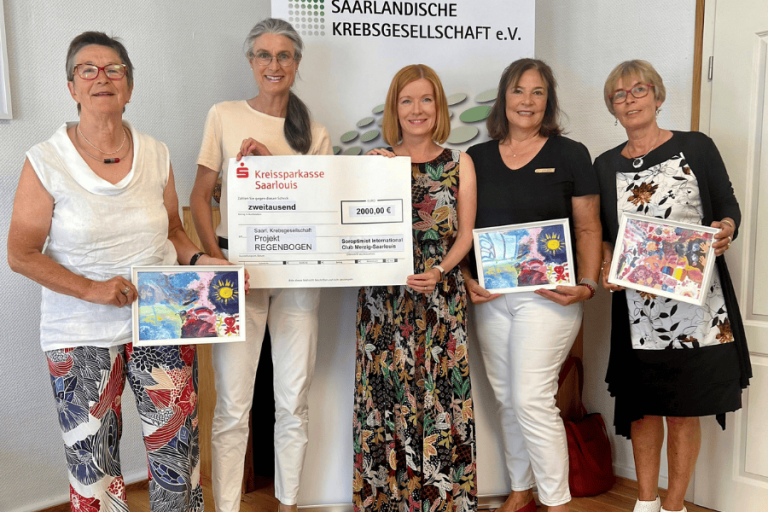 Soroptimist International Club Merzig-Saarlouis unterstützt den Förderverein Regenbogen für ...